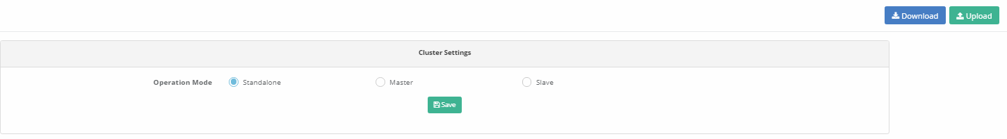 Cluster Settings - ePati Cyber Security
